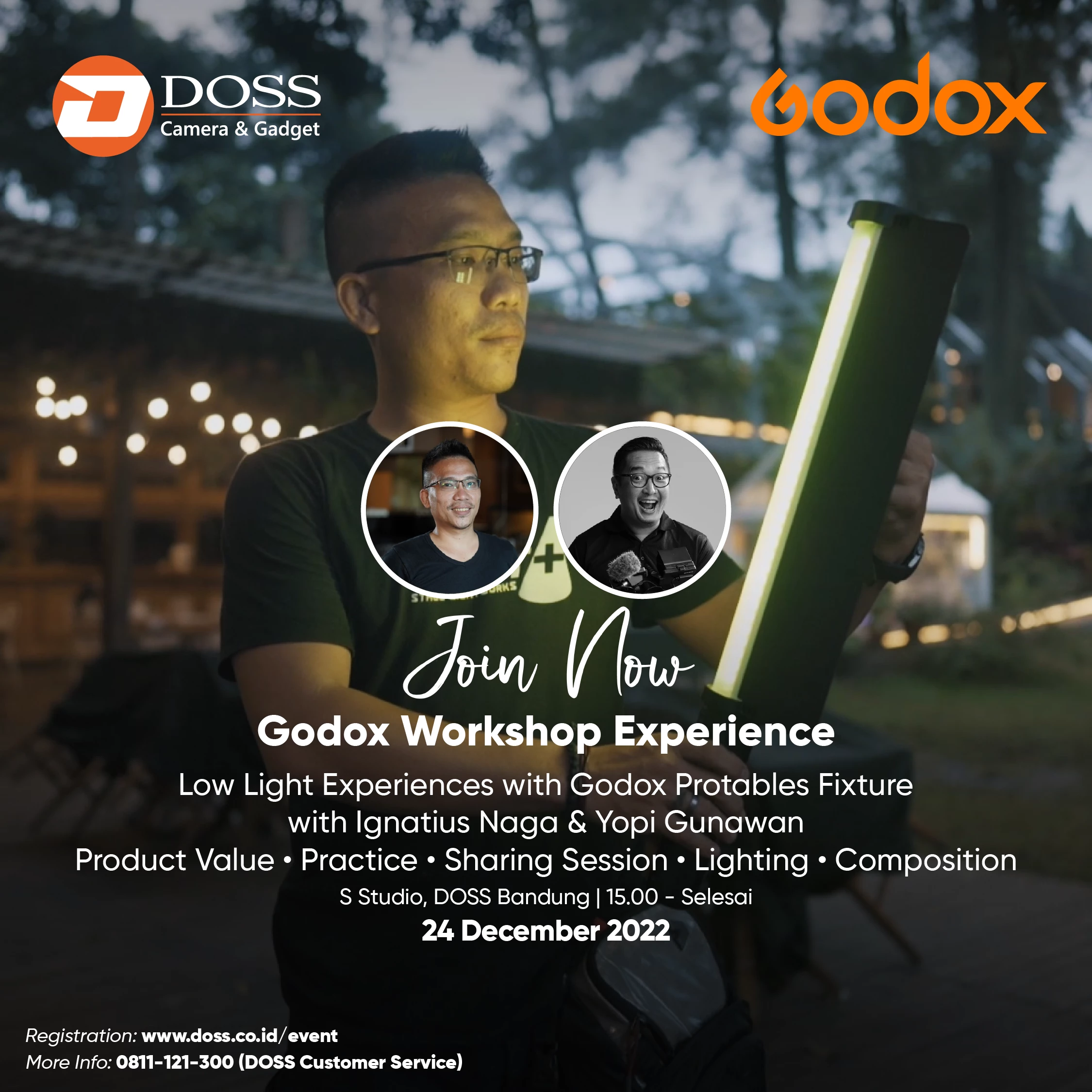Low Light Experiences with Godox Portables Fixtures | DOSS Camera & Gadget