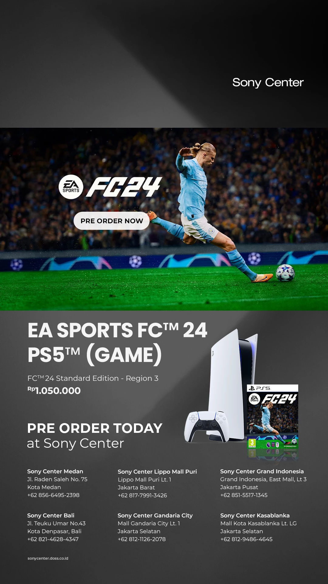 EA Sport FC24 Sudah Bisa Kamu Pre Order di Sony Center, Suguhkan ...