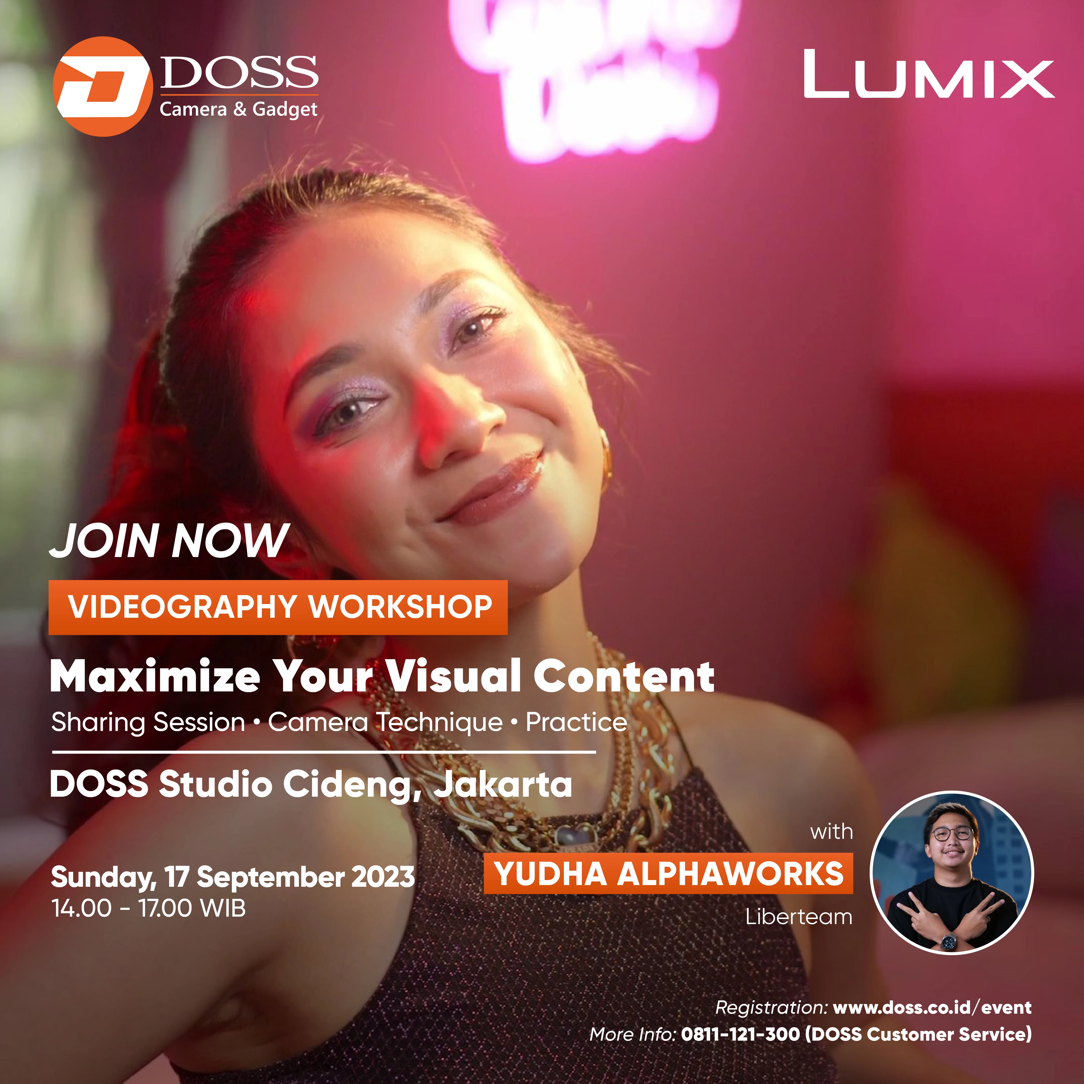 Maximize Your Visual Content bersama Yudha Alphaworks (Liberteam) | DOSS Camera & Gadget